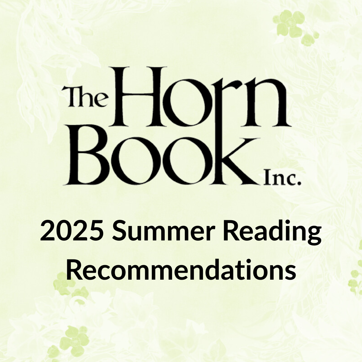The Horn Book 2025 Summer Reading List – Nova Ren Suma